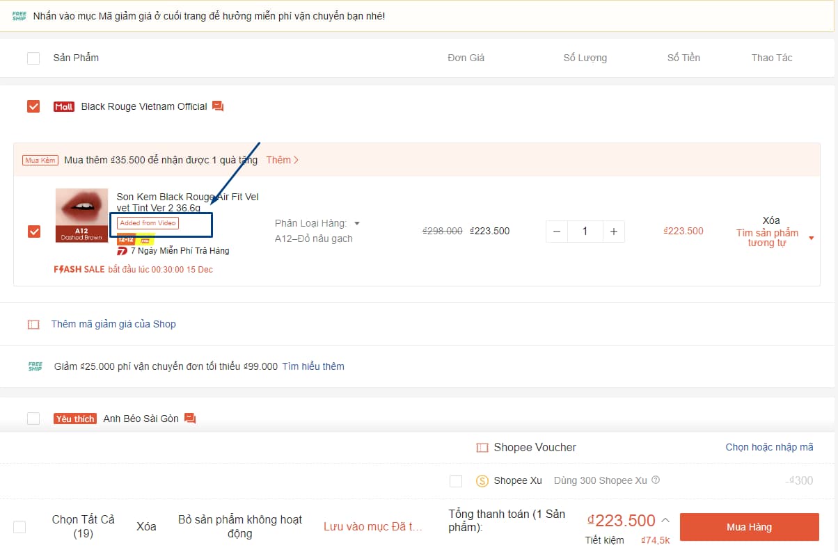 Tool gắn tag Shopee Live nhanh, thành công 100%