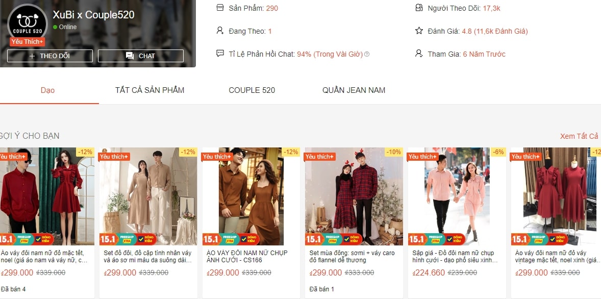 Gợi ý top 9 shop bán quần áo Tết đẹp nhất trên Shopee không thể bỏ qua