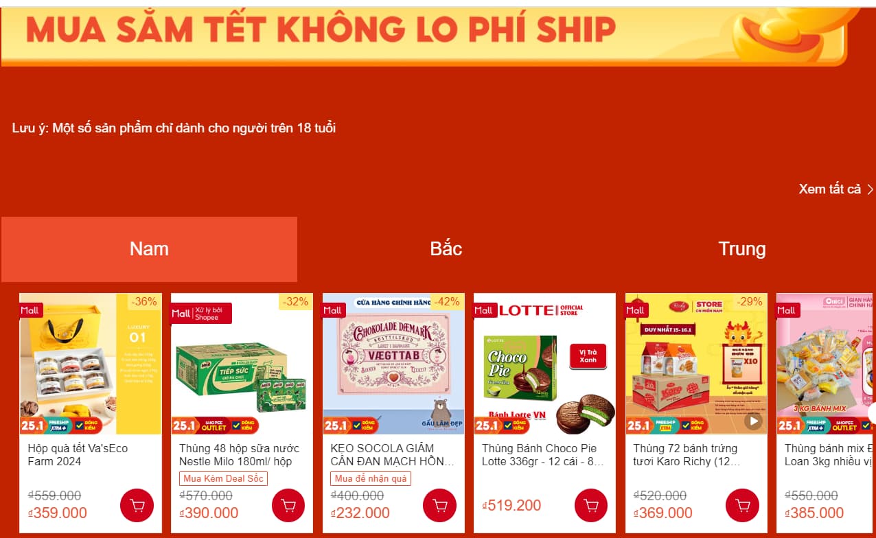Mua sắm tại chợ Tết công đoàn Shopee, nhận ngay voucher 300K cực chất