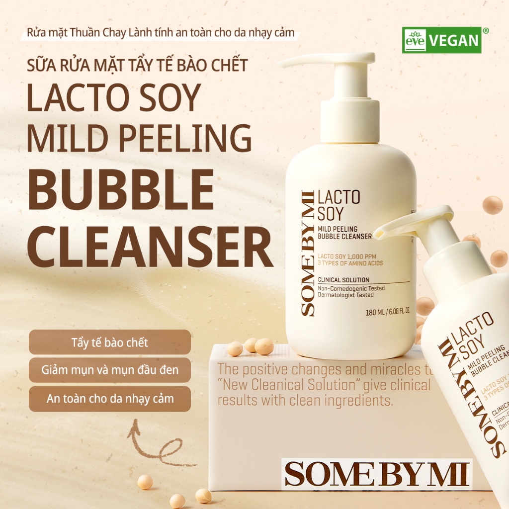 Review chi tiết bộ sản phẩm Lacto Soy đậu nành nhà Some By Mi