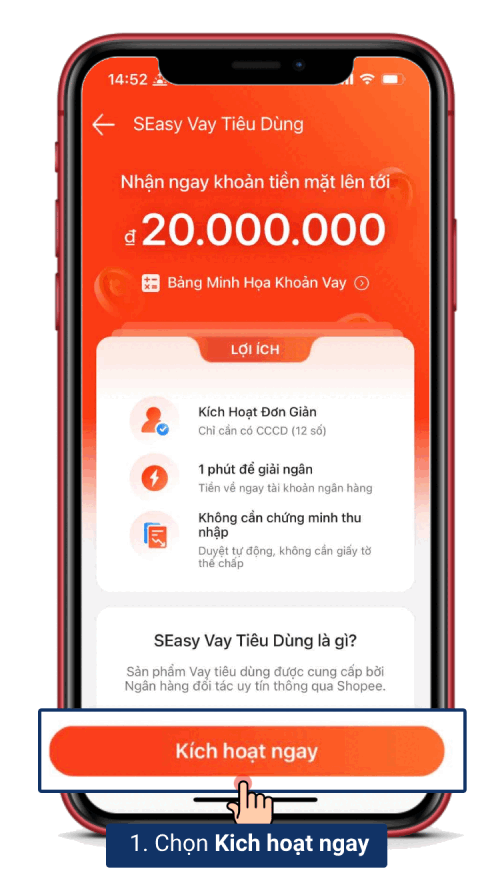 SEasy vay tiêu dùng Shopee có an toàn không? Cách kích hoạt như thế nào?