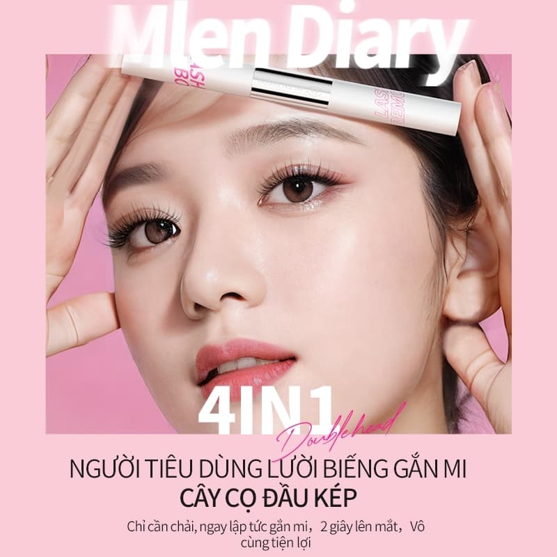 Review mi giả Mlen Diary - Bí quyết sở hữu đôi mắt long lanh, quyến rũ