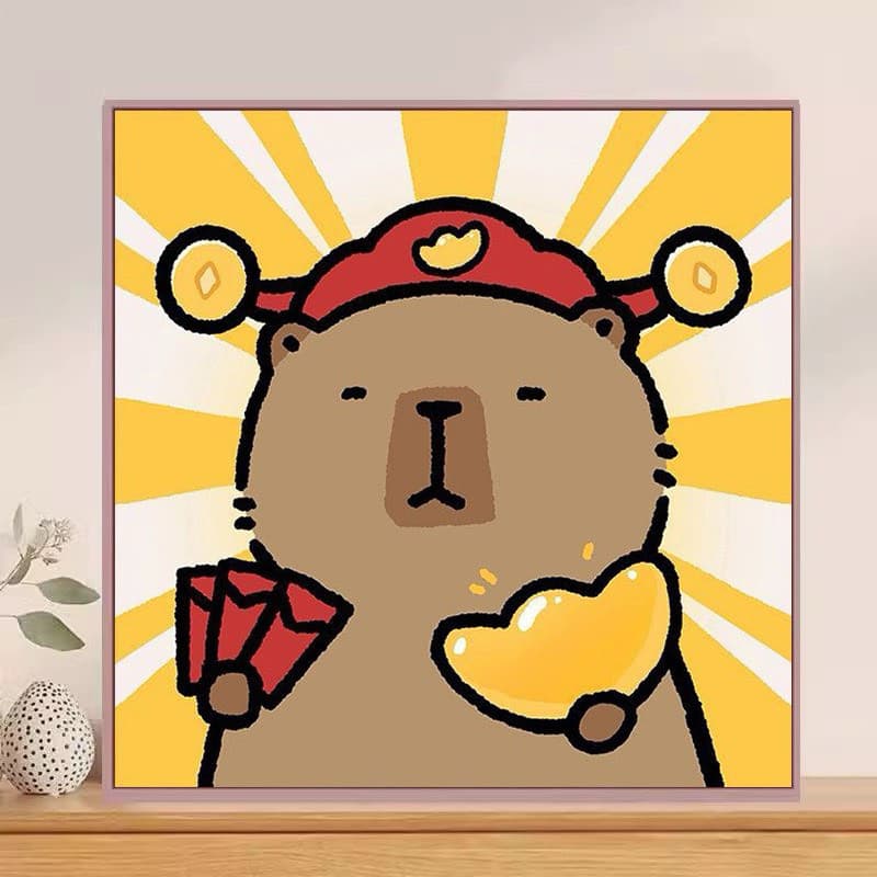 TOP 5 tranh tô màu Capybara dễ thương, giá rẻ trên Shopee