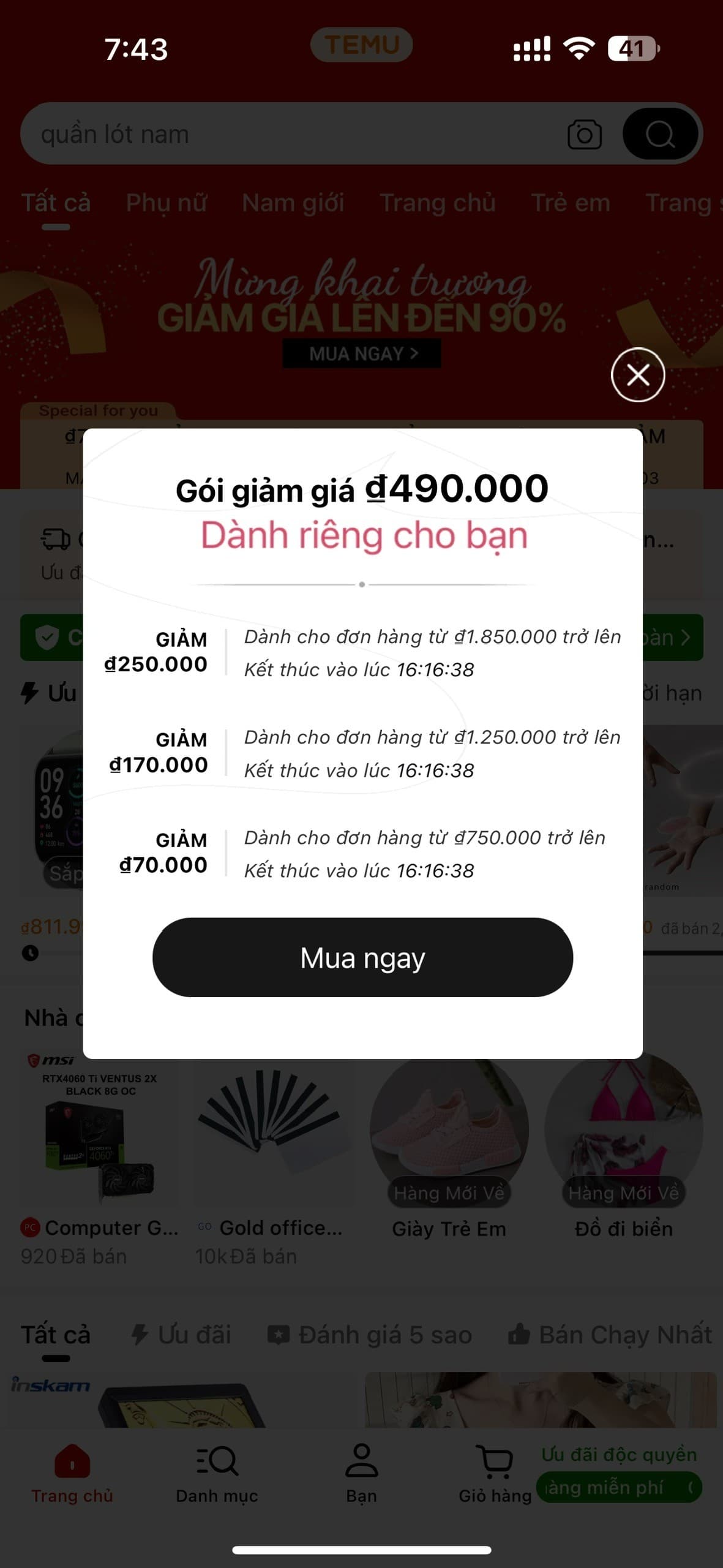 Hướng dẫn cách lấy mã giảm giá Temu đơn giản, nhanh chóng