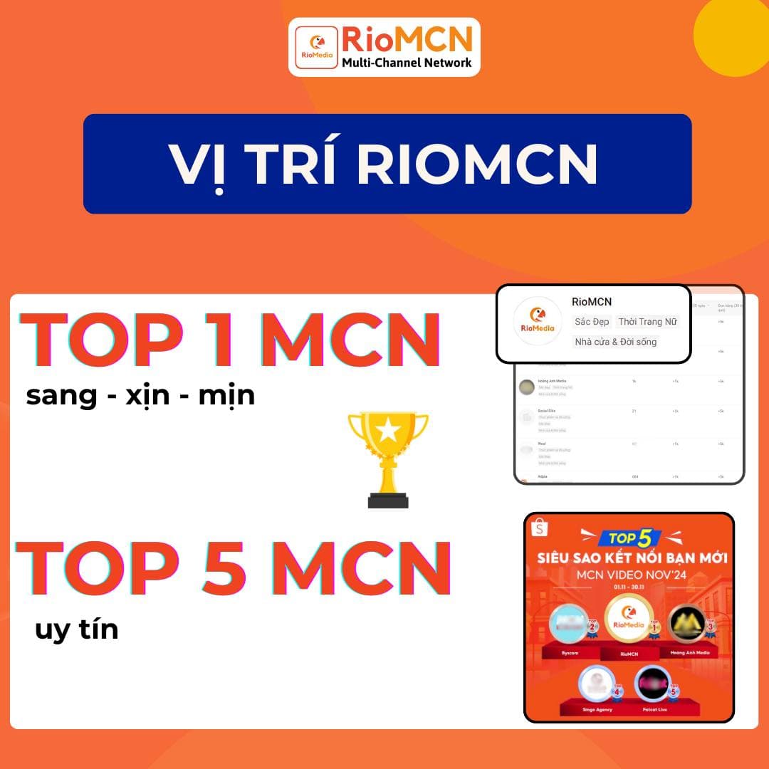 MCN Shopee là gì? Quyền lợi khi tham gia RioMCN